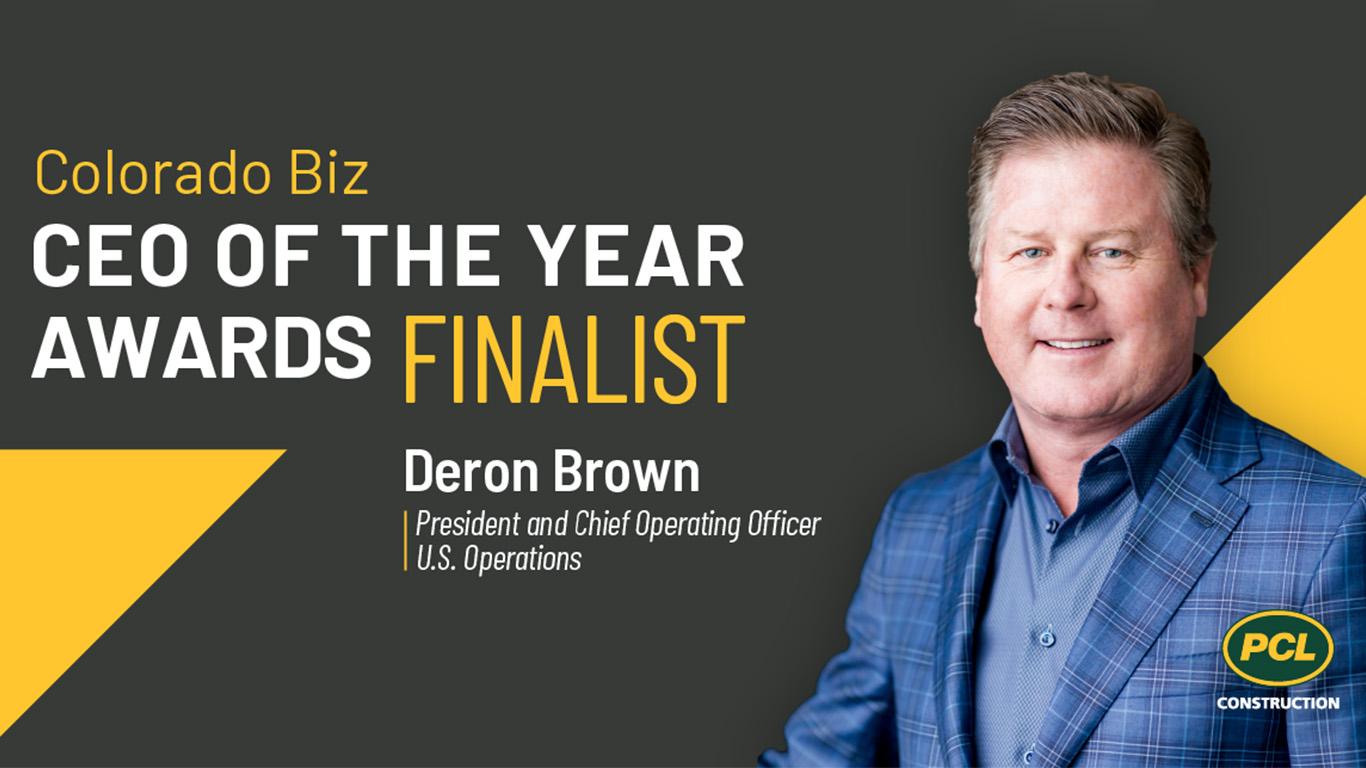 Deron Brown Recognized by ColoradoBiz as a “CEO of the Year” Finalist