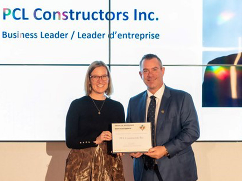 PCL Honored with a Canada’s Volunteer Award