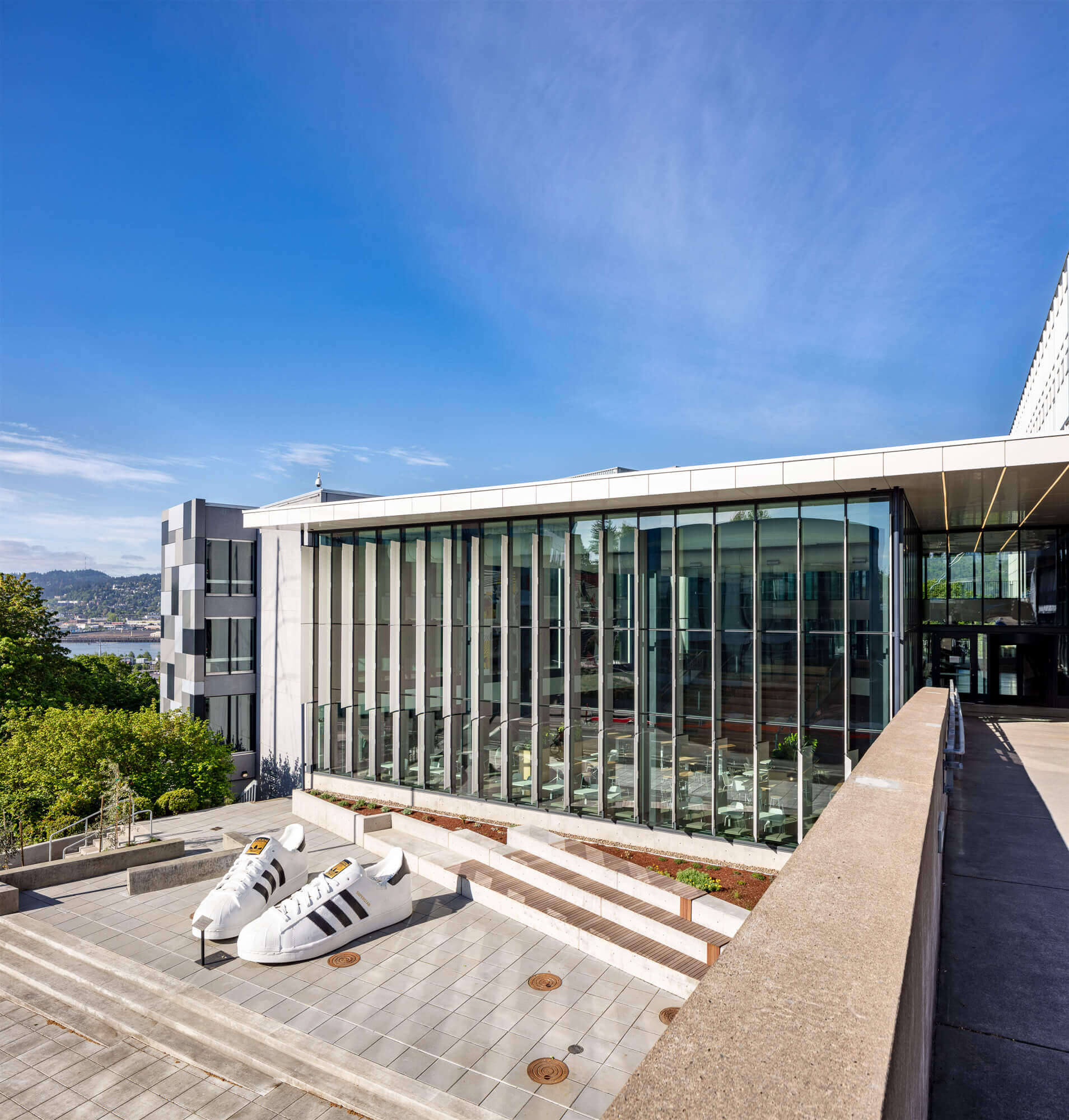 The Canteen and Intersection at Adidas Village