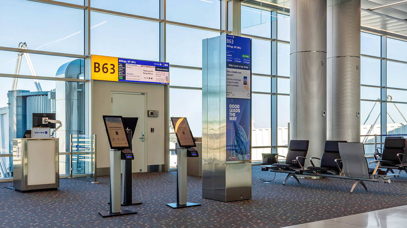 Denver International Airport, United Airlines Concourse B Improvements